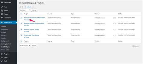 Recommended Plugins BlossomThemes