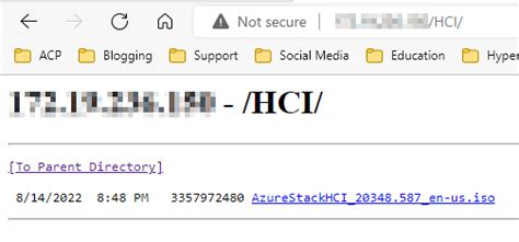 IIS Environment Setup For Mounting ISO Files Via HP ILO