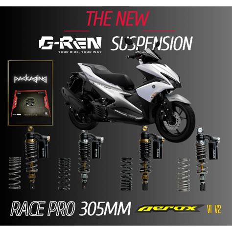 G Ren Racepro Shock Aeroxnmax 305mm And Available Color Shopee