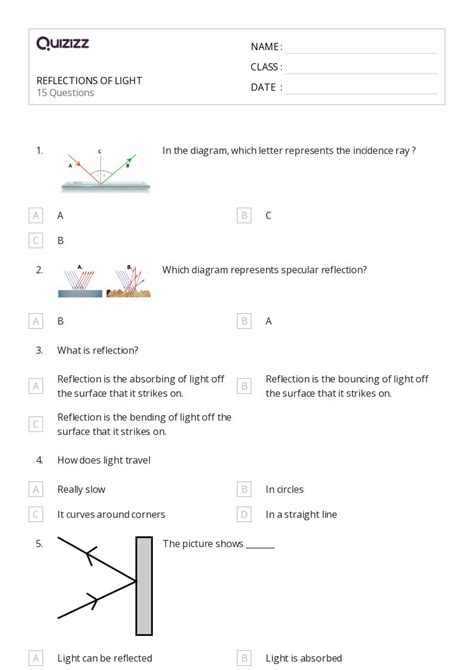 50 Reflections Worksheets For 4th Grade On Quizizz Free And Printable