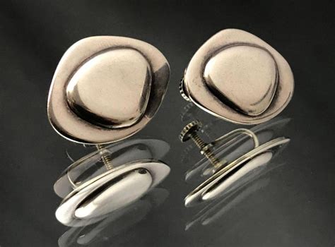 Sold At Auction True Modernist James Brett Hamlin Sterling Silver