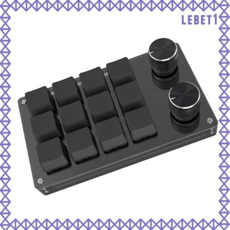 Portable Mini 12 Key Gaming Keyboard Programmable Custom Shortcuts With