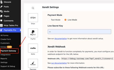 how to add flutterwave payment gateway in paymattic