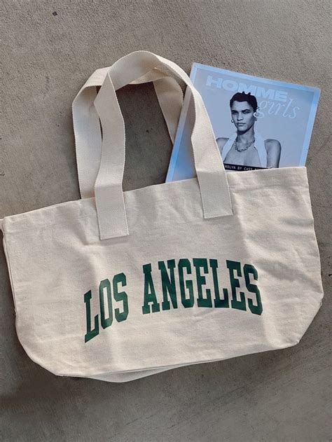 Los Angeles Tote Bag Final Sale Minimalist Tote Bag Tote Bag Tote