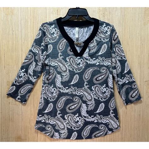 Perseption Concept Tops Perseption Concept Womens Long Sleeve