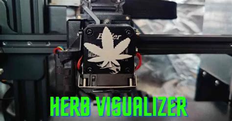 Extruder Rotation Visualizer Cannabis By Yo Vlad Download Free Stl