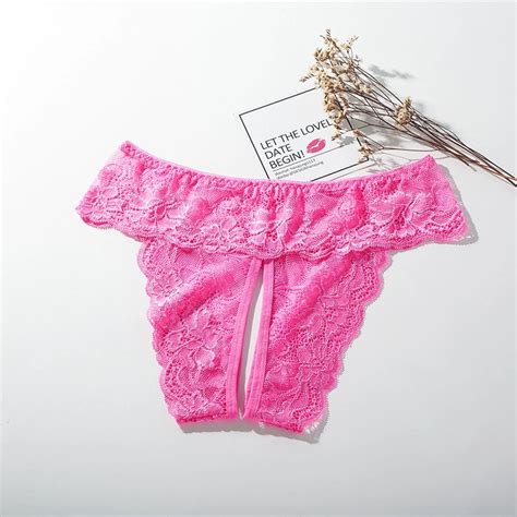 Open Crotch Hot Lace Sexy Panties Blushcupid