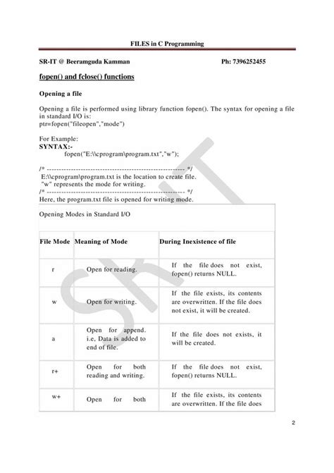files in c programming notes learnpick india