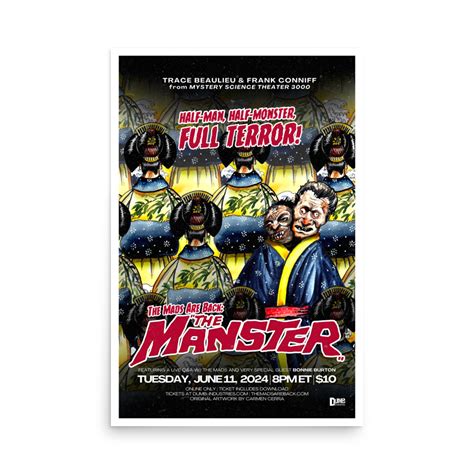 The Mads From Mst3k Official 2022 Matte Poster Print — Dumb Industries