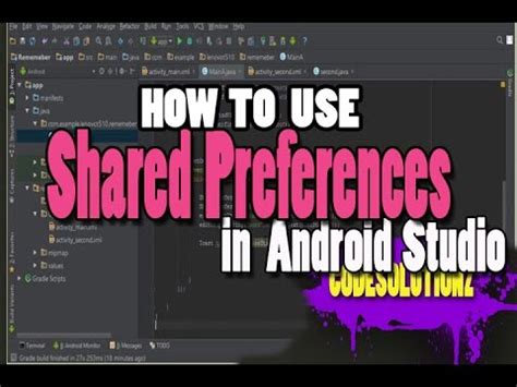 Shared Preference In Android Studio YouTube