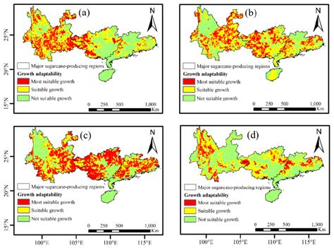 Spatial Distributions Of Adaptability In The Main Sugarcane Producing