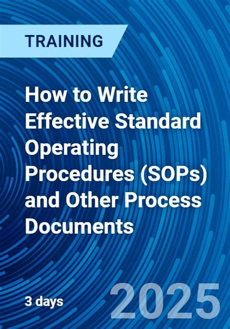 How To Write Effective Standard Operating Procedures Sops And Other