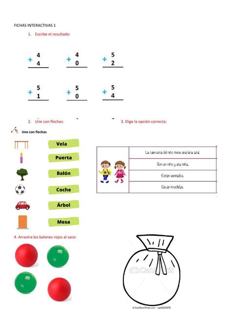 Prueba Interactive Activity For 3º Live Worksheets