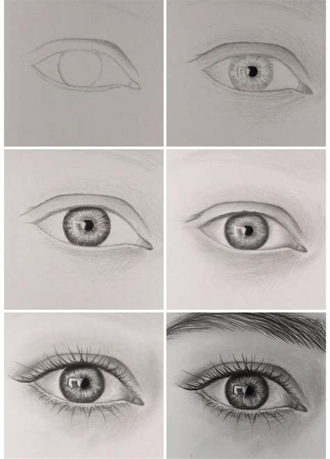 Pasos De Como Dibujar Un Ojo Dibujos De Ojos Como Dib