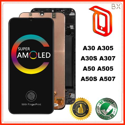 AMOLED Tela Para Samsung Galaxy A30 A305 A30S A307 A50 A505 A50S