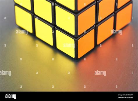 Rubik S Cube Solved Stock Photo Alamy