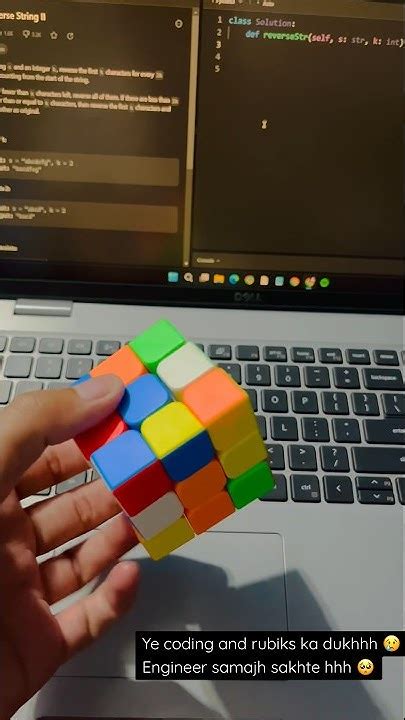 Rubiks And Coding 😢 Engineering Rubikscube Viral Shorts Youtube