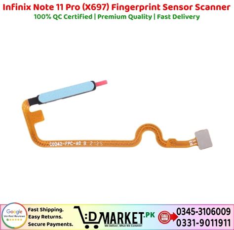 Infinix Note Pro X Fingerprint Sensor Scanner Exclusive