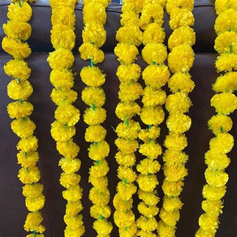 Artificial Marigold Strings Diwali Decoration Day Of The Dead