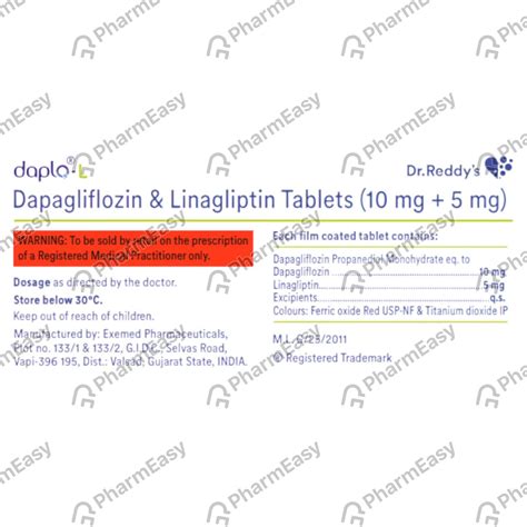 Buy Daplo L 105mg Strip Of 10 Tablets Online At Flat 15 Off Pharmeasy