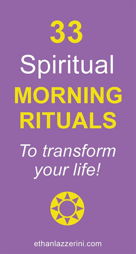 Spiritual Morning Rituals For Success And Wellness Ethan Lazzerini