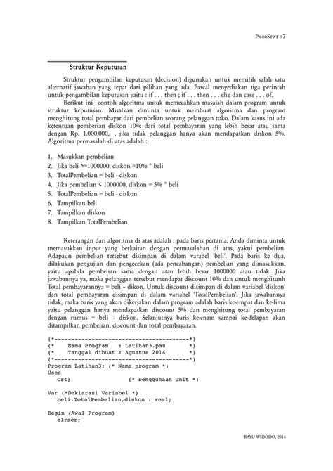 algoritma pemrograman terstruktur pdf