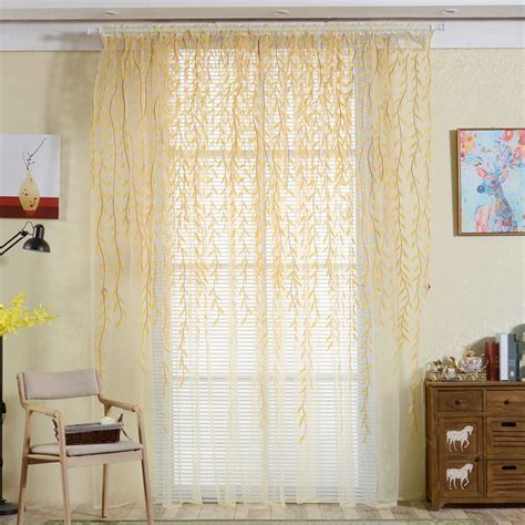 Modern Tulle Curtains For Living Room Bedroom Kitc Grandado
