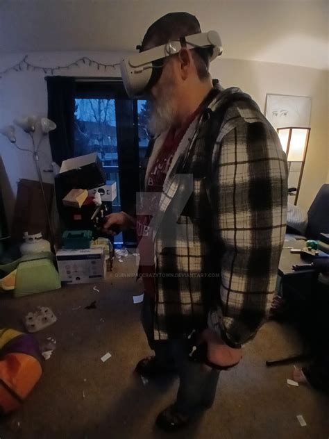 My Step Dad Trying Vr By Luna Quinn By Quinnipaccrazytown On Deviantart