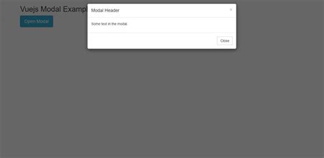 Create A Modal Window With Vuejs Custom Directives By Emmanuel Medium