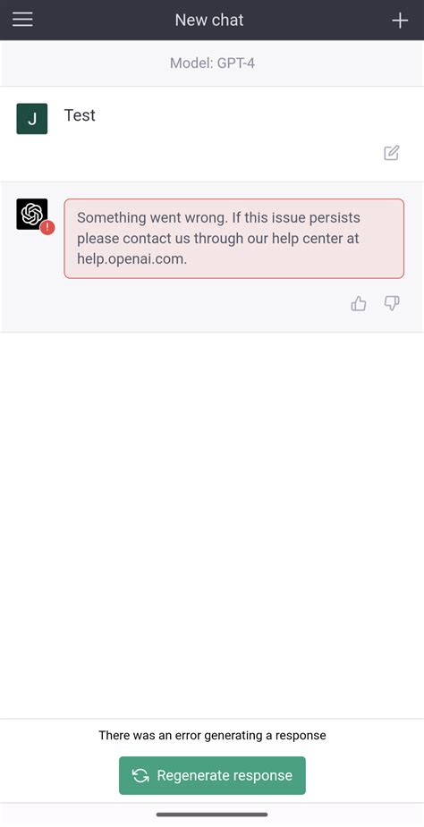 Gpt 4 Not Responding Something Went Wrong Rchatgpt