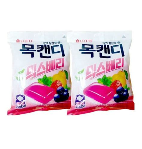 목캔디 파워 믹스베리 243g 2개 달콤한 간식 캔디 [파는 곳] 티몬