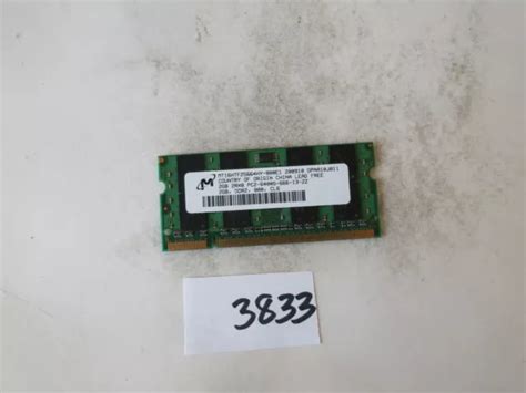 Micron 2gb 800mhz Pc2 6400 Ddr2 Sodimm Laptop Memory Ram 3833 697