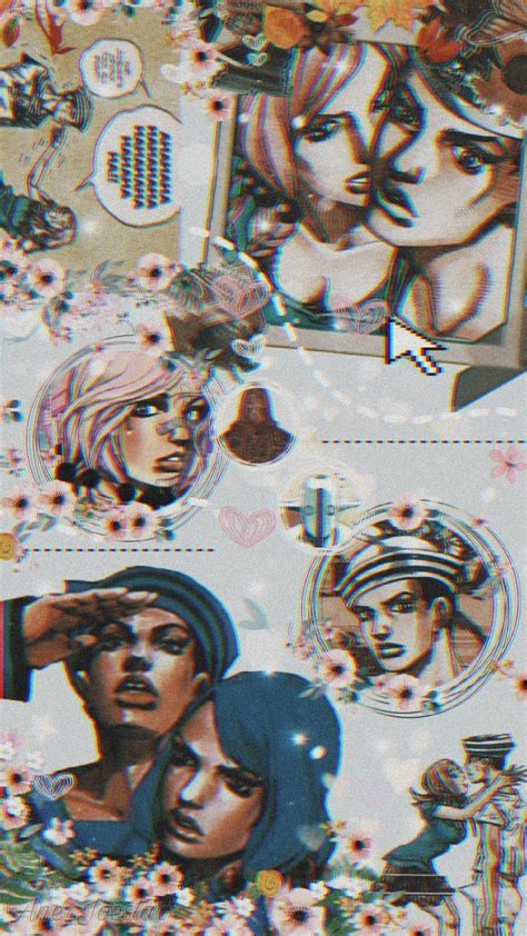 Jojo Wallpaper Josuke Hogashikata X Yasuho Hirose Jojo Bizarre