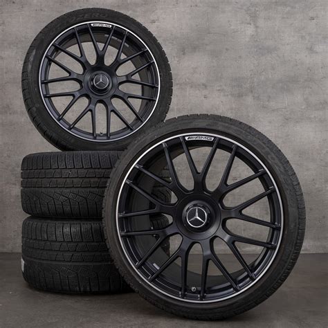 Amg 19 Inch Mercedes Benz Rims C63 And S C205 A205 Winter Wheels Tires
