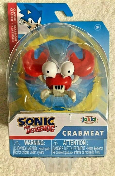 Sonic The Hedgehog Crabmeat Classic 25 Action Figure New Release