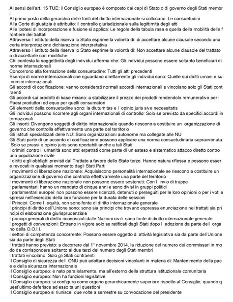 Prove Desame Diritto Internazionale Prove Desame Di Diritto