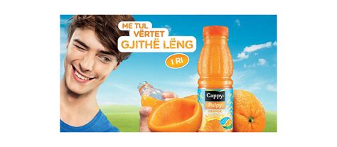 Cappy Pulpy with really juicy pulp - McCann Tirana