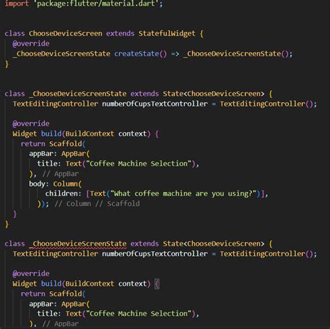 Solved In Effective Dart Code Edit The Following Widgets To Chegg
