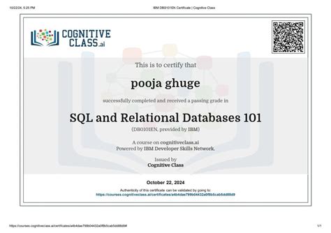 Pooja Ghuge On Linkedin Learning Sql Relationaldatabases
