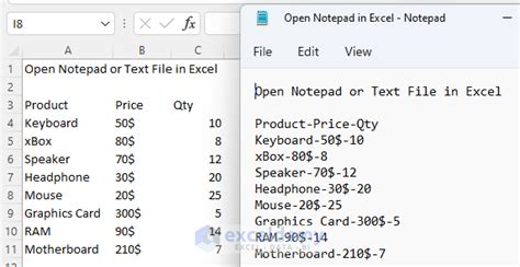 how to open notepad or text file in excel with columns 3 easy methods