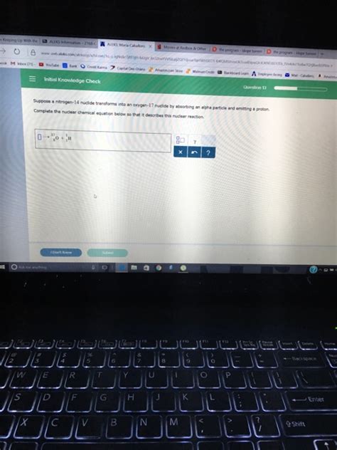 Solved Suppose A Nitrogen 14 Nuclide Transforms Into An