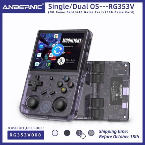 ANBERNIC consola de juegos portátil RG353V RG353VS juegos Retro