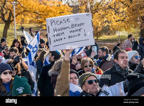 The Uja United Jewish Appeal Solidarity Rally For The Hostages At