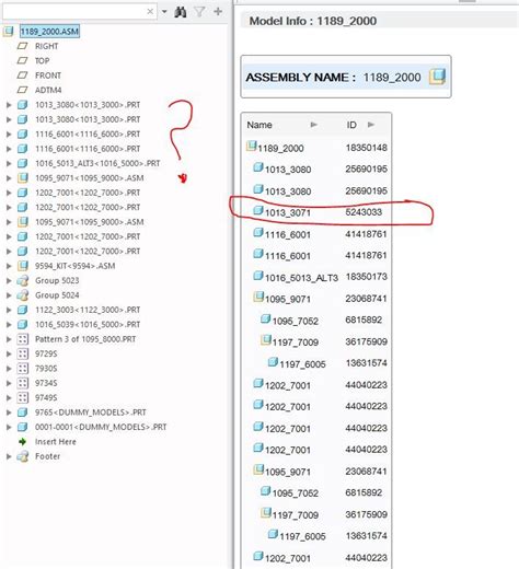 Solved Missing Instance In Assembly File Ptc Community
