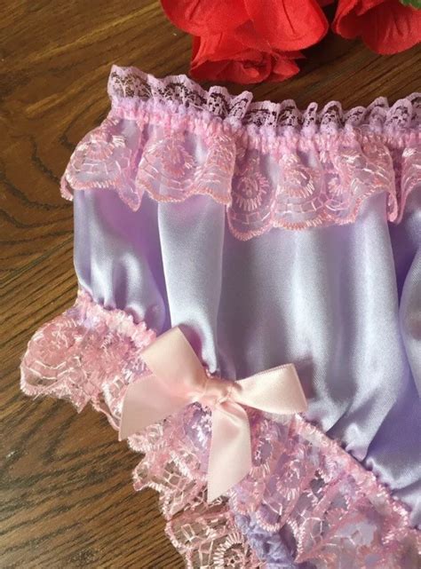 French Lavender Girly Satin Panties Sensually Soft Sissy Etsy