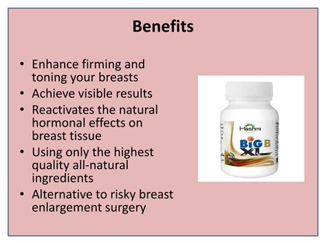 Ppt Increase Breast Size With Breast Enhancement Capsule Powerpoint