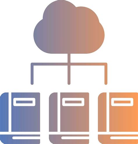 Digital Library Gradient Icon 36963083 Vector Art At Vecteezy