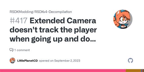 Extended Camera Doesn T Track The Player When Going Up And Down