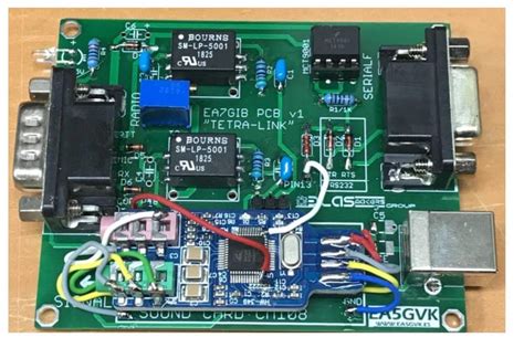 Interface Svxlink Tetra Cm108usb Diseñada Por Blas Ea7gib
