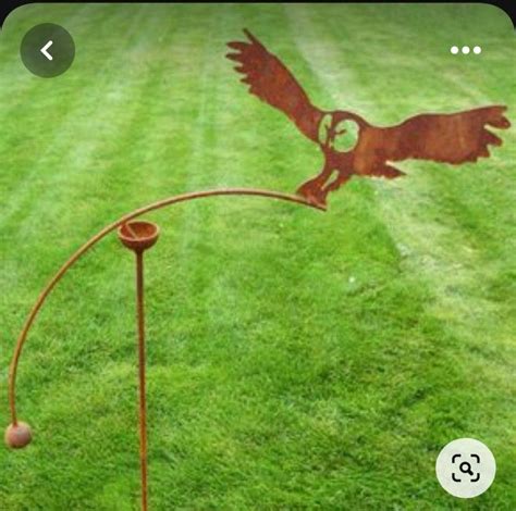 Giant Flapping Wings Owl Garden Stake Kinetic Metal Sculpture Artofit